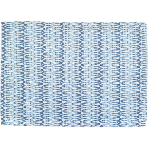Anaya Summer Twist Indoor Outdoor Placemat - Blue