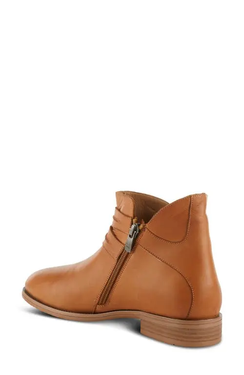 SPRING STEP SHOES Pristina Buckled Bootie - Camel