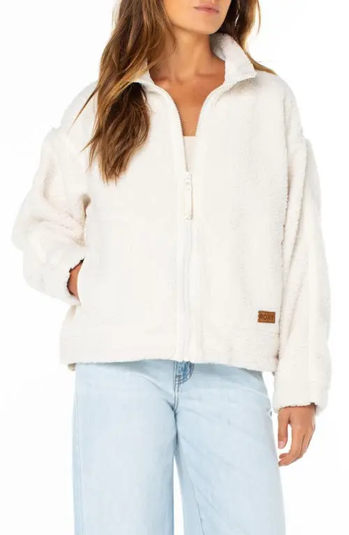 Roxy Wurlie Faux Shearling Zip Jacket