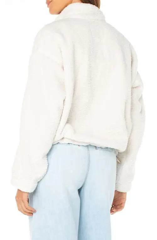 Roxy Wurlie Faux Shearling Zip Jacket