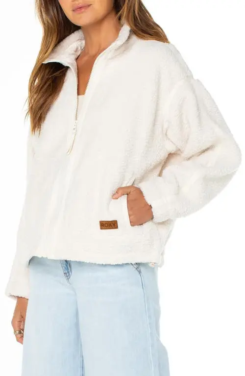 Roxy Wurlie Faux Shearling Zip Jacket
