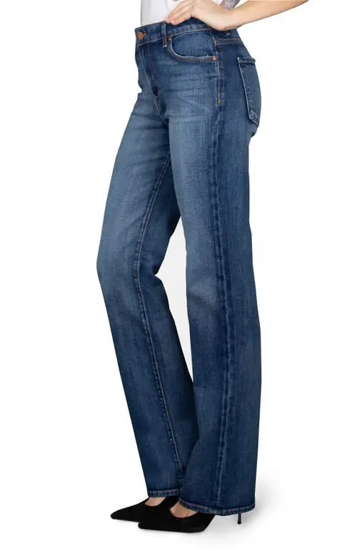 Fidelity Denim Cali High-rise Straight Leg Jeans - Fever