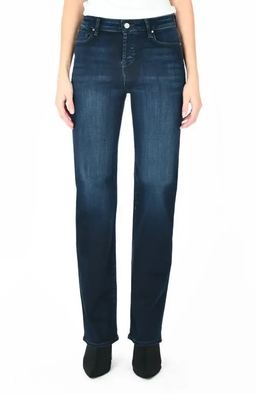 Fidelity Denim Cali High-rise Straight Leg Jeans - Madera Blue