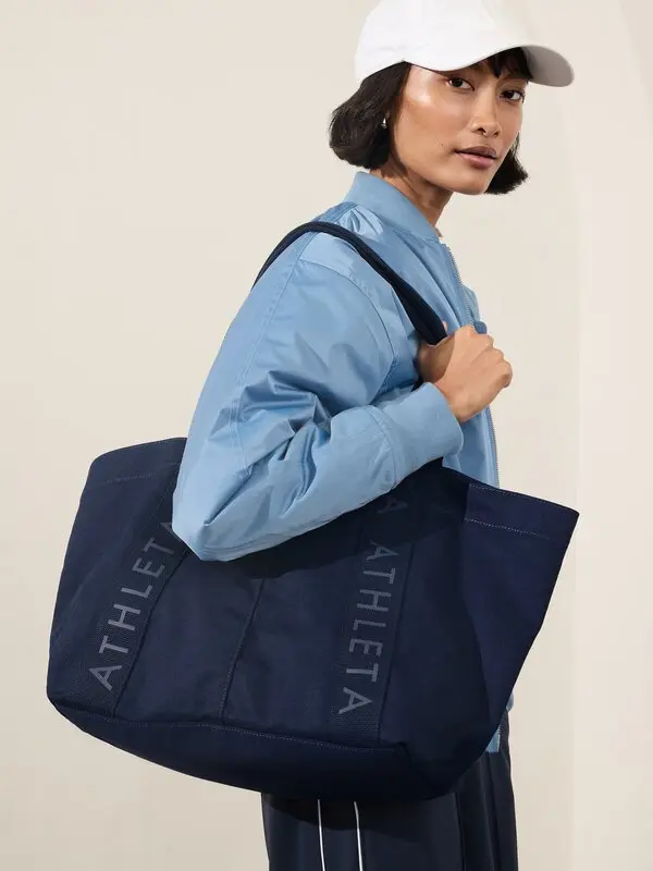 Athleta Logo Tote - Navy