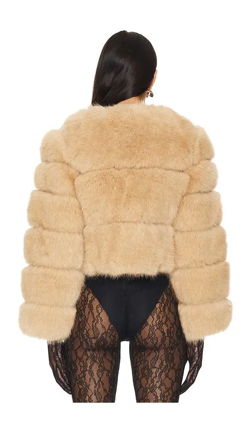 Line & Dot Liana Faux Fur Jacket