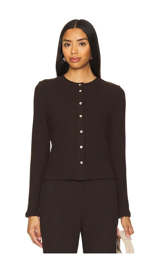 Donni. Sweater Rib Cardigan