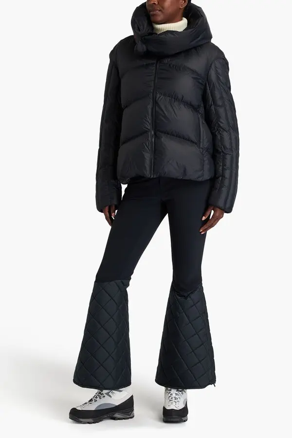 Perfect Moment Orelle Quilted Down Ski Jacket - Black