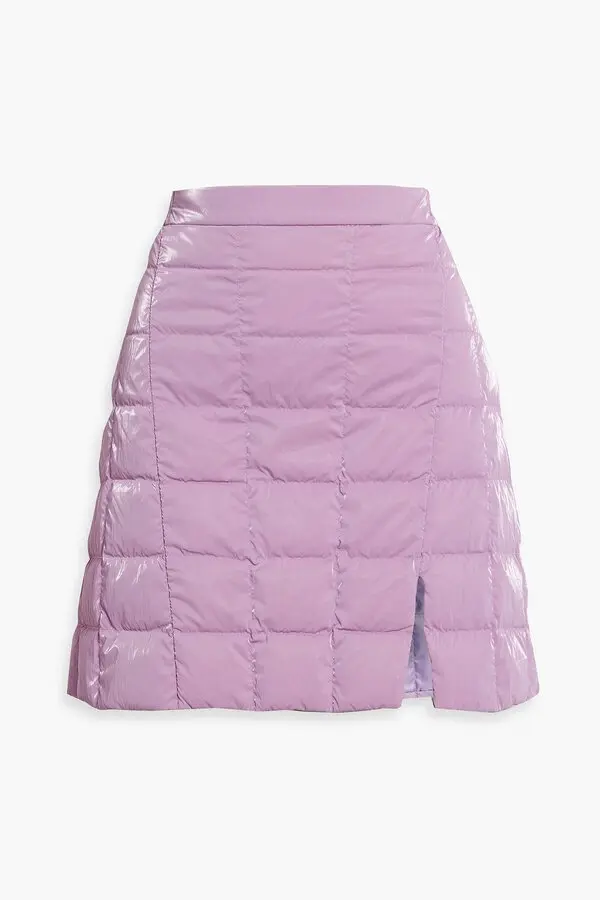 IENKI IENKI Quilted Mini Skirt - Lilac