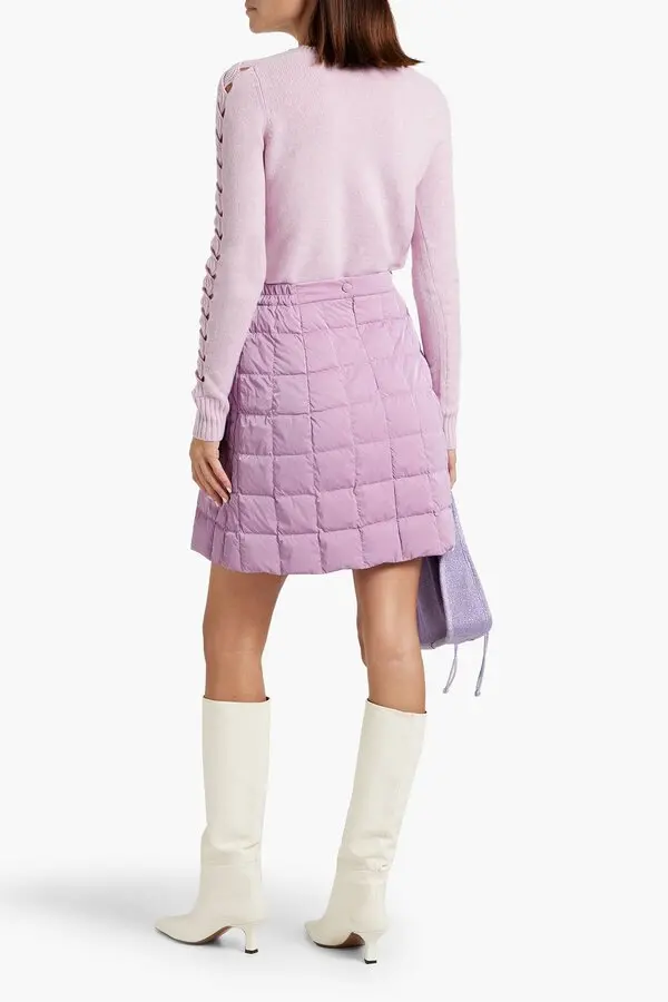 IENKI IENKI Quilted Mini Skirt - Lilac
