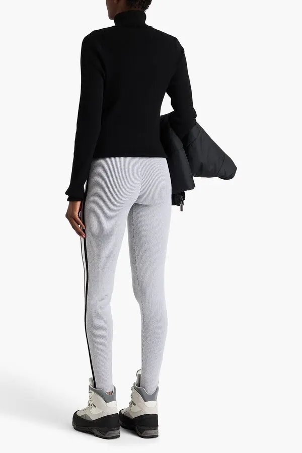 Cordova Soelden Ribbed Woolblend Leggings - Light Gray