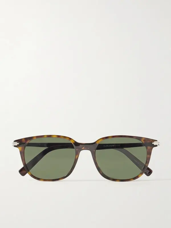 Dior Diorblacksuit S12i Square-frame Acetate Sunglasses - Tortoiseshell