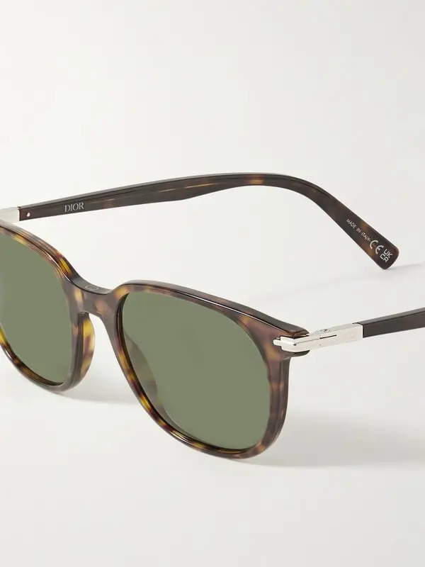 Dior Diorblacksuit S12i Square-frame Acetate Sunglasses - Tortoiseshell