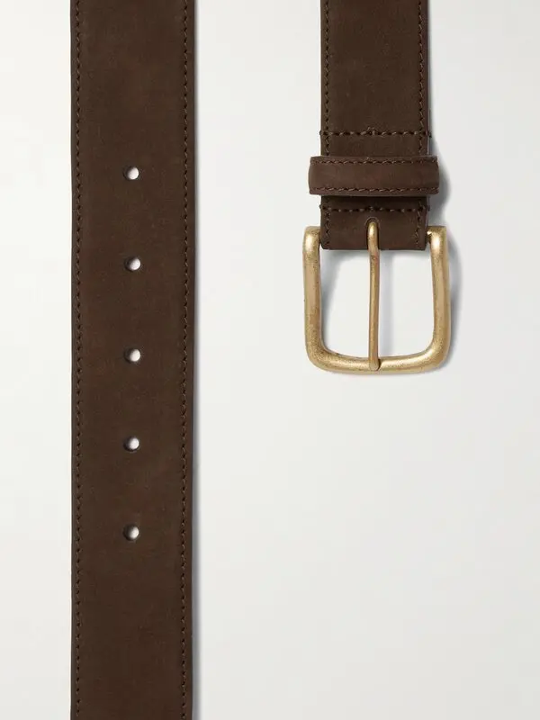 Anderson & Sheppard 3.5cm Suede Belt