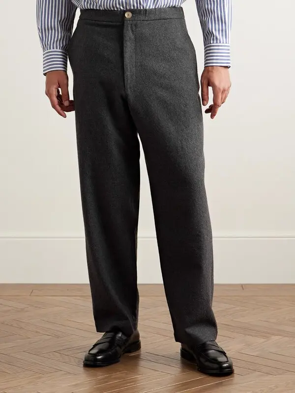 FEDERICO CURRADI Straight-leg Wool Trousers