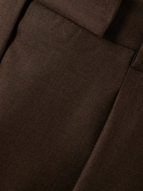 Loro Piana Wool-crepe Wide-leg Pants