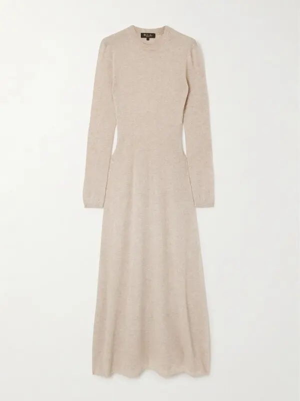 Loro Piana - Loro Piana Camino Cashmere And Silk-blend Midi Dress