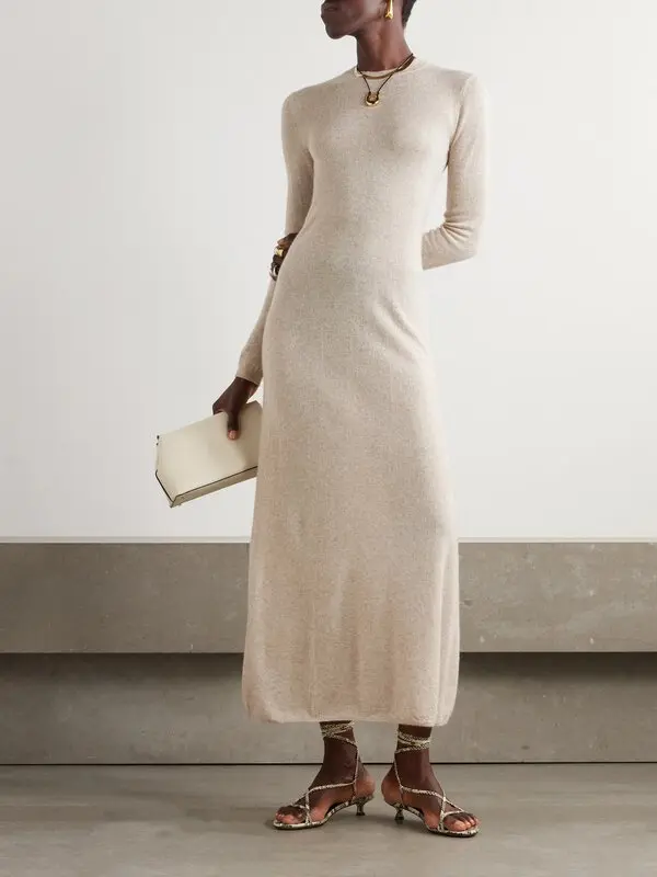 Loro Piana - Loro Piana Camino Cashmere And Silk-blend Midi Dress