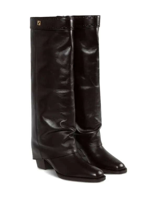 Fendi 55mm Leather Boots