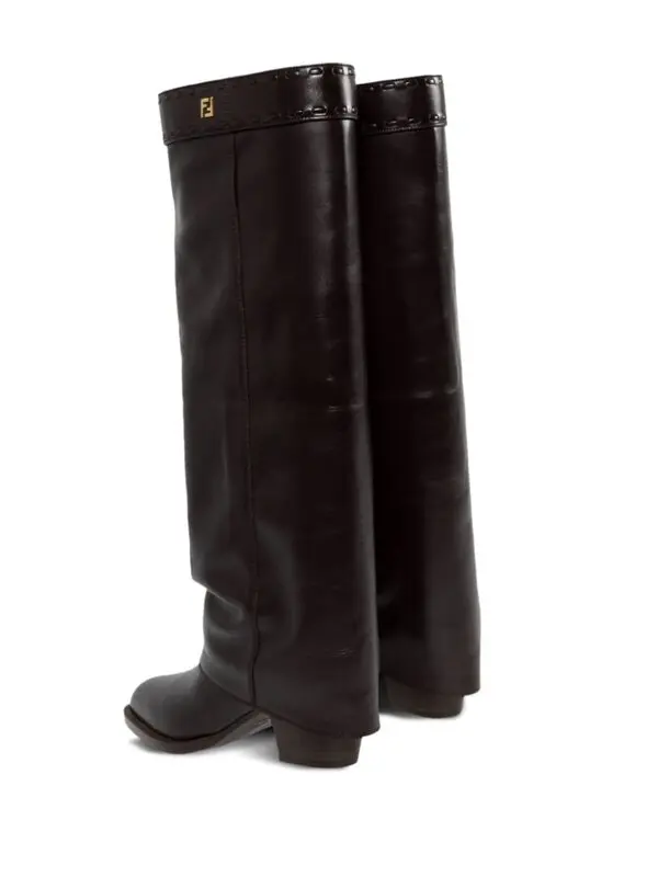 Fendi 55mm Leather Boots