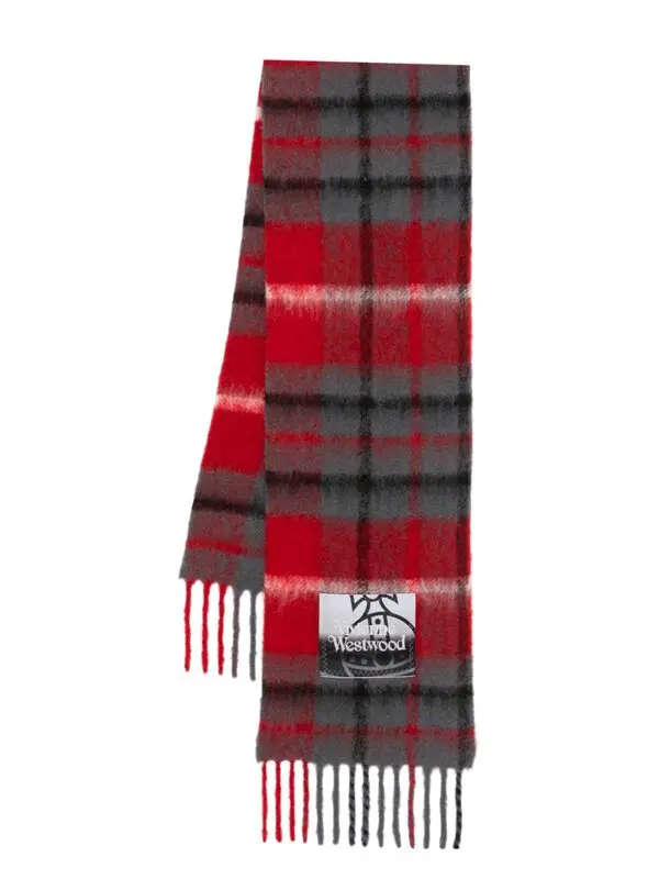 Vivienne Westwood Tartan Scarf - Red | Editorialist