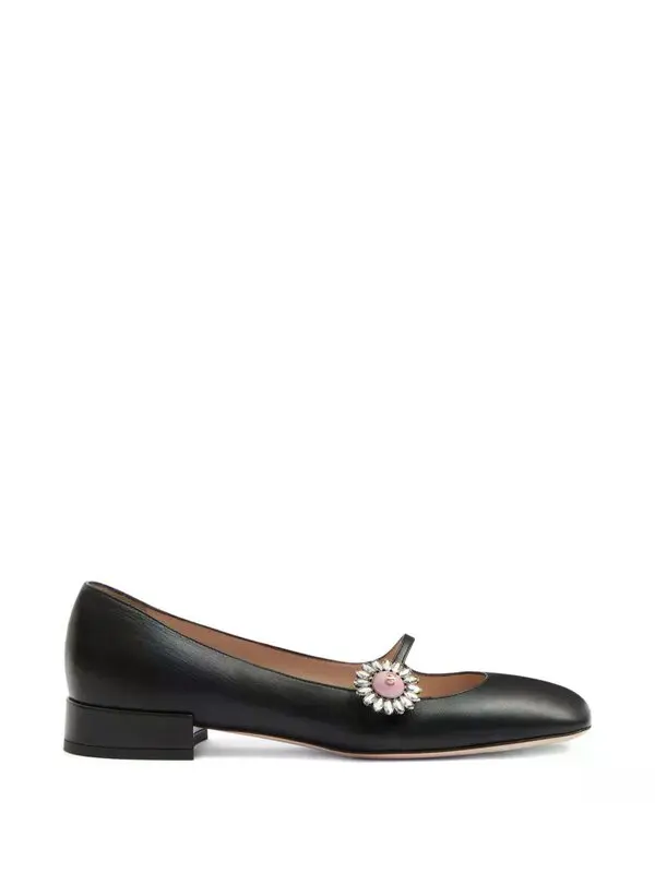 Valentino Garavani Mary-jane Ballet Flats - Black