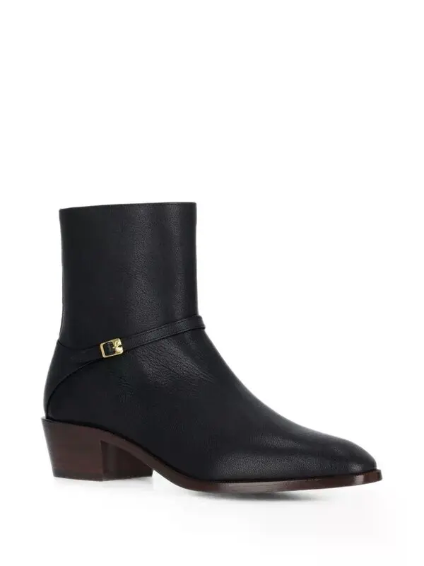 Valentino Garavani Kidskin Ankle Boots With Vlogo Signature - Black
