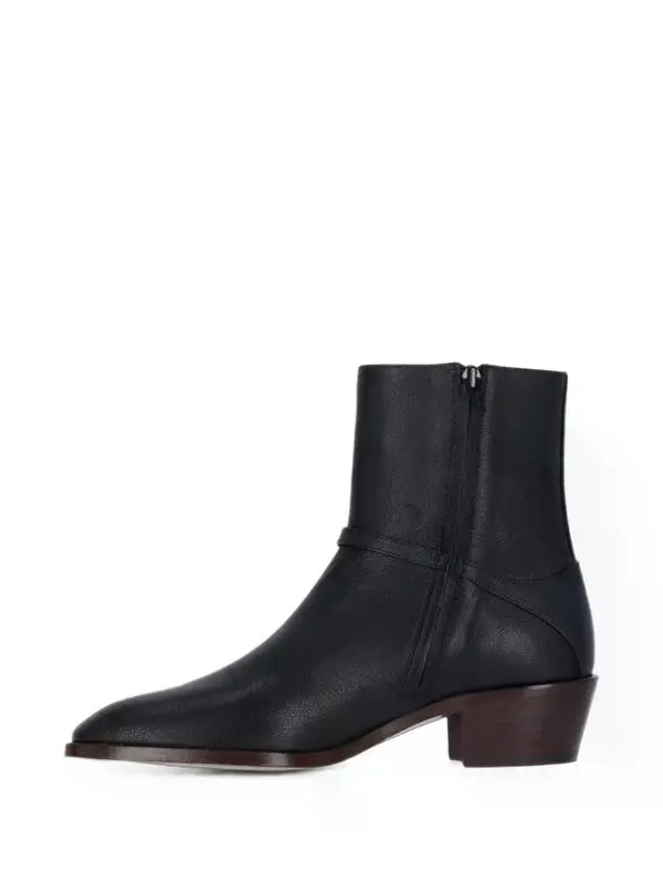 Valentino Garavani Kidskin Ankle Boots With Vlogo Signature - Black