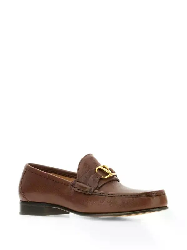 Valentino Garavani Vlogo Signature Loafers - Brown