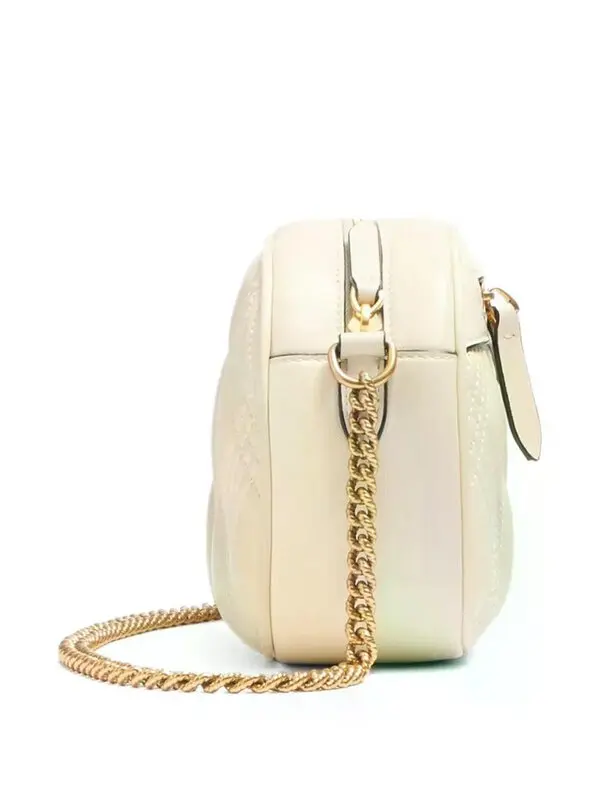 Valentino Garavani Quilted Lambskin Shoulder Bag With Vlogo Signature - Neutrals