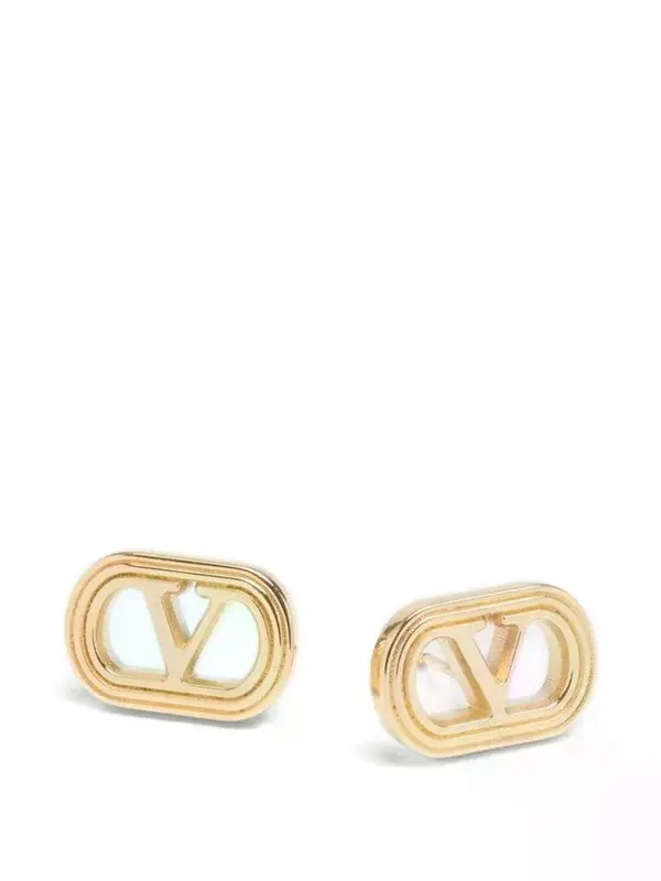 Valentino Garavani Ovalette Metal Earrings - Gold