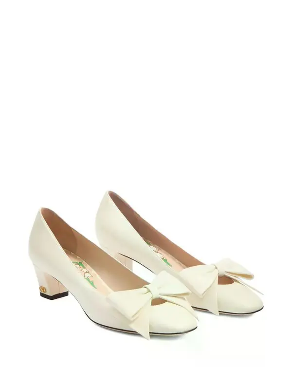 Valentino Garavani Bow Detail Pumps - Neutrals