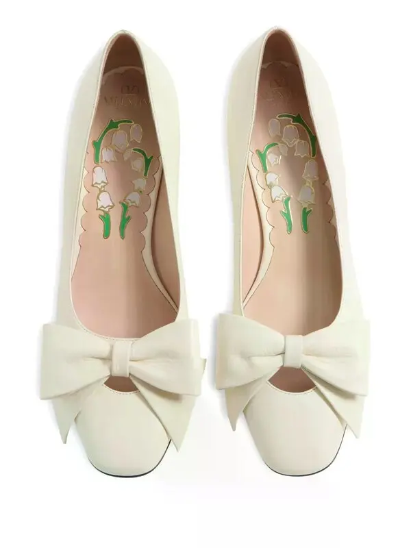 Valentino Garavani Bow Detail Pumps - Neutrals