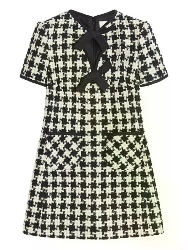 Valentino Garavani Damier Light Tweed Mini Dress
