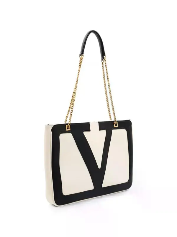 Valentino Garavani Viva Superstar Medium Nappa Leather Shopping Bag - Neutrals