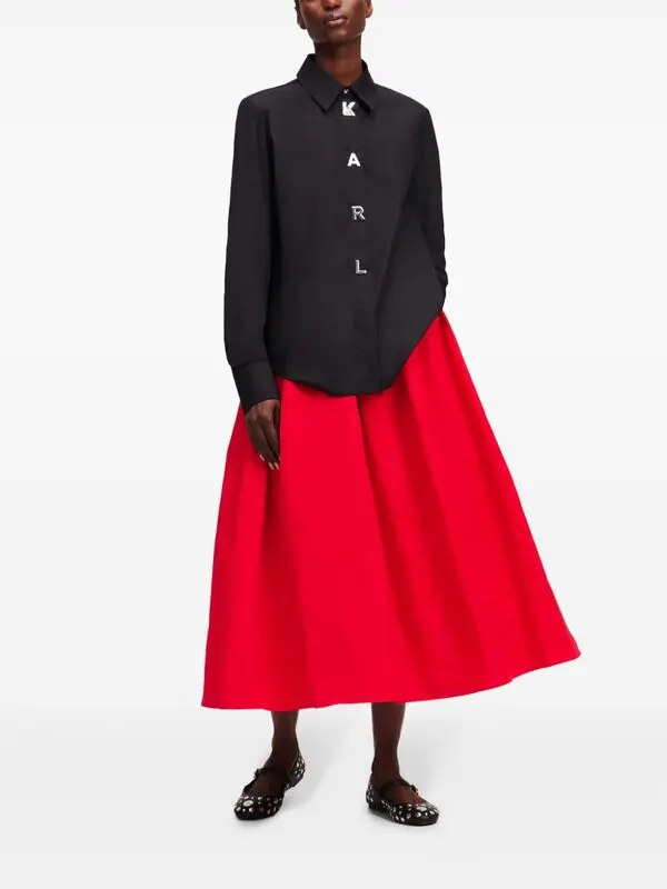 Karl Lagerfeld Signature Letter Shirt