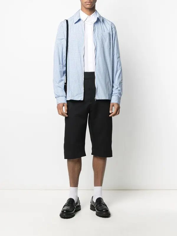 Prada Logo Patch Cropped Trousers