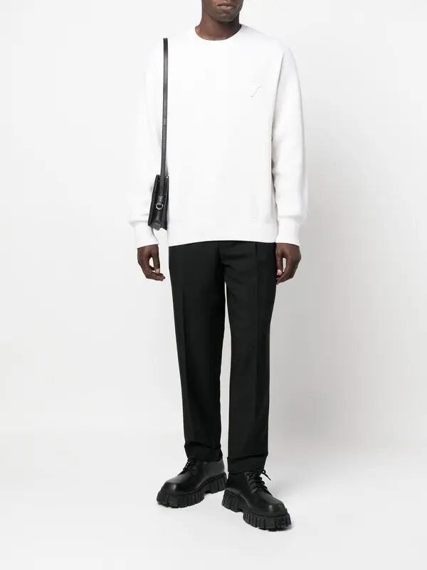 Prada Logo-appliqué Sweater