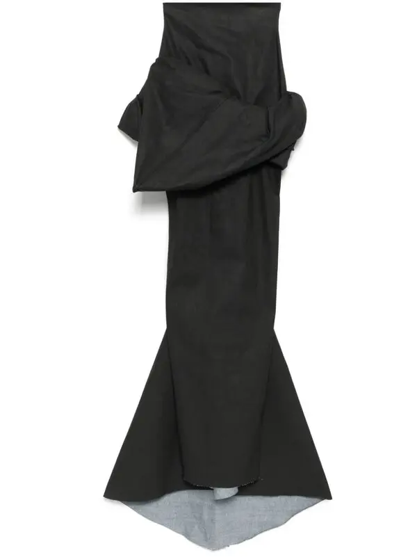 Rick Owens Draped Maxi Skirt