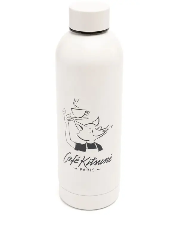 CAFÉ KITSUNÉ Stainless-steel Water Bottle - Neutrals
