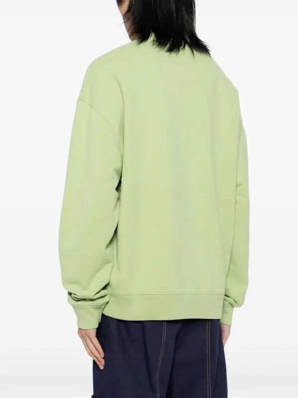 CAFÉ KITSUNÉ Logo-embroidered Sweatshirt
