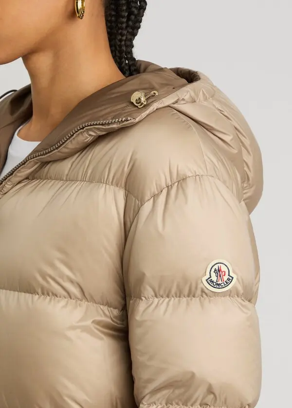 Moncler Boulogne Reversible Quilted Shell Coat - Ivory