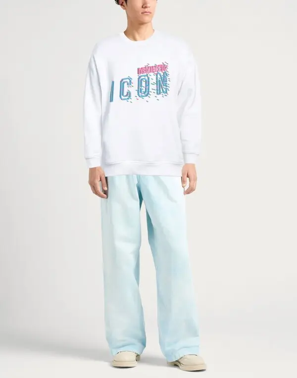Dsquared2 Sweatshirt Size Cotton, Elastane - White