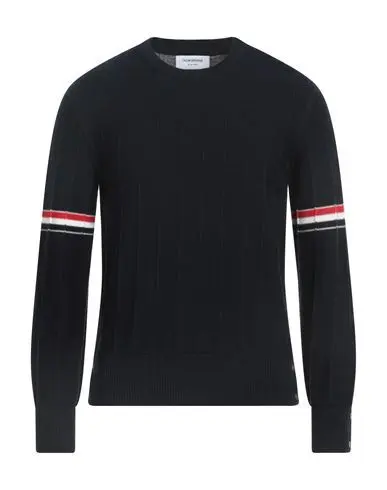 Thom Browne Sweater In Midnight Virgin Wool - Blue