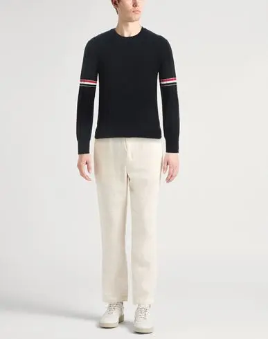 Thom Browne Sweater In Midnight Virgin Wool - Blue