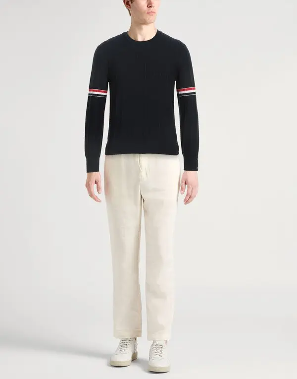 Thom Browne Sweater In Midnight Virgin Wool - Blue