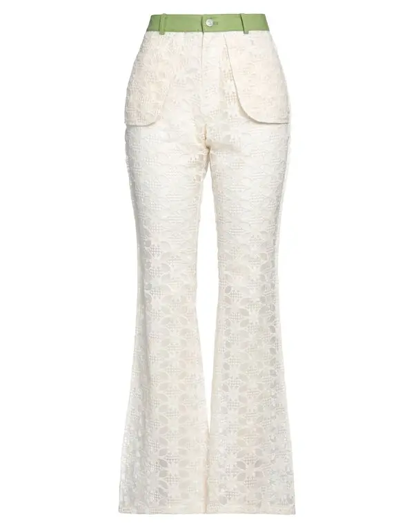 Andersson Bell Flared Pants - Cream