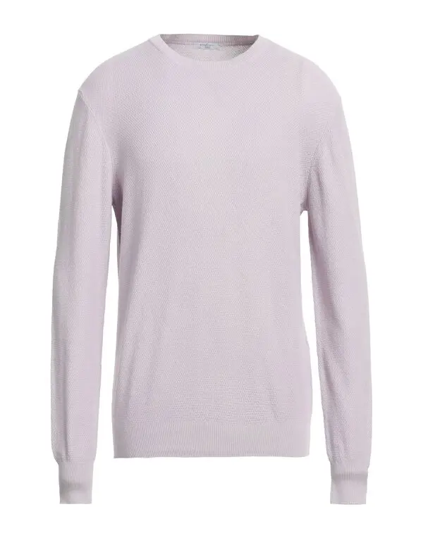 Boglioli Crewneck Pullover In Cotton - Purple