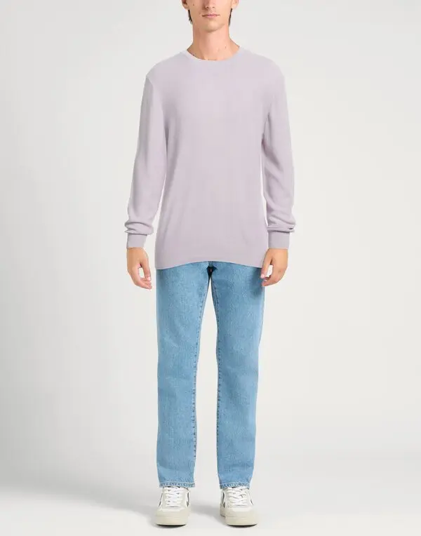 Boglioli Crewneck Pullover In Cotton - Purple