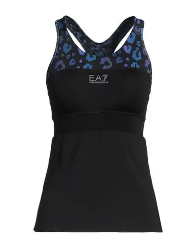EA7 Leopard-print Tank Top