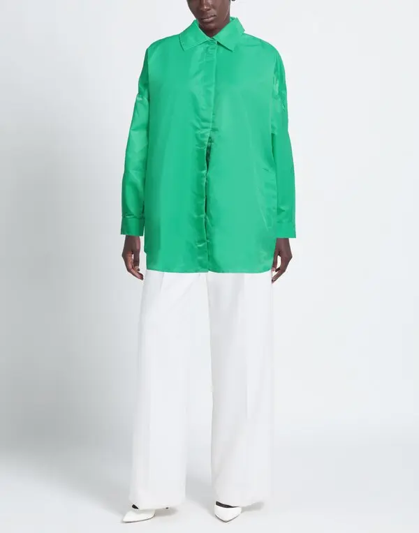 THE FRANKIE SHOP Polyester Overshirt - Light Green